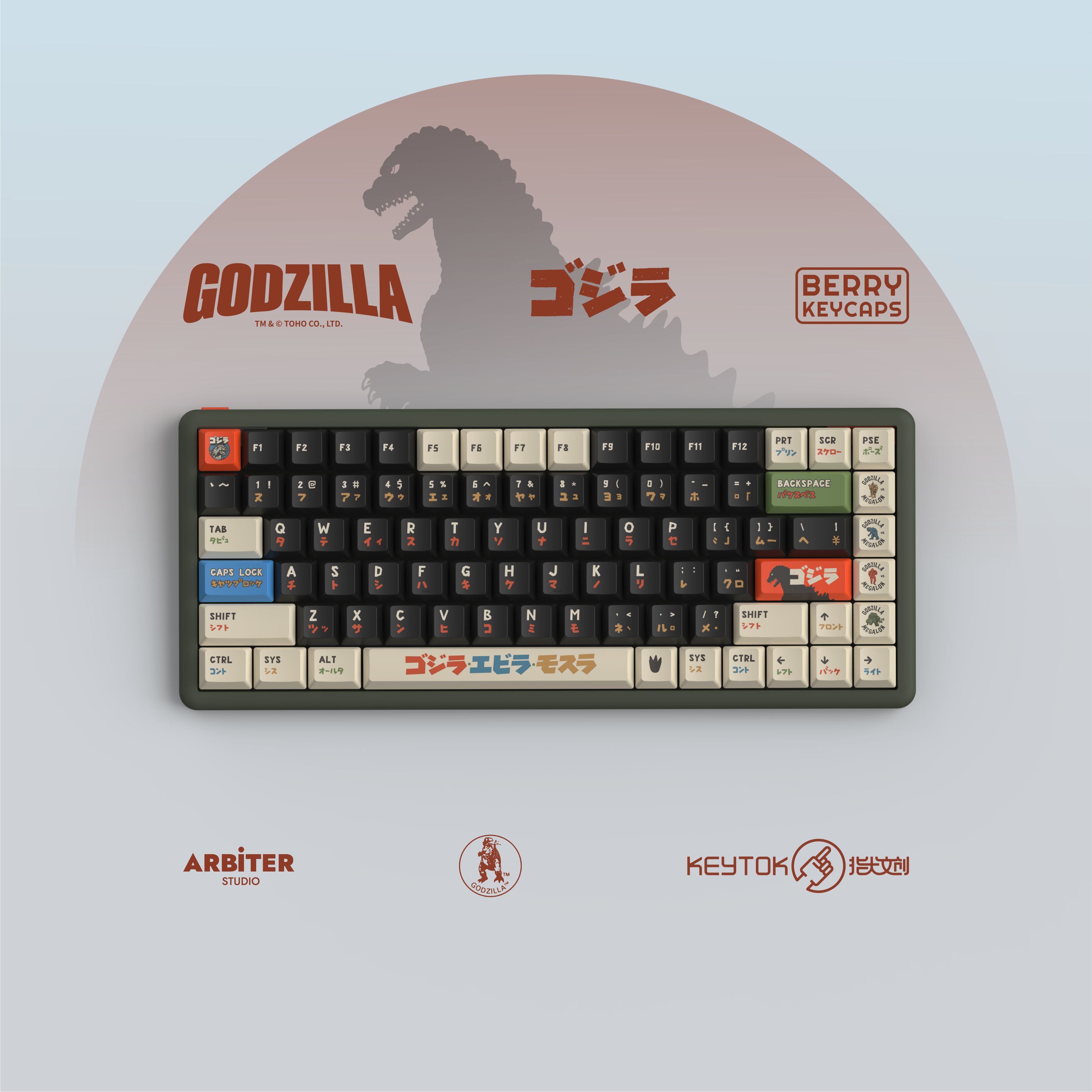 Black Classic Godzilla(Low-Profile) – KeyTok